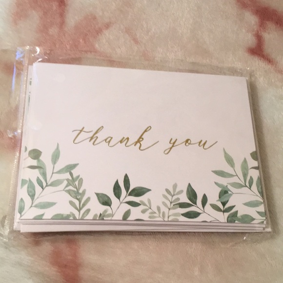 craft smart | Office | Garden Plants Thank You Note Pack Set Of 8 Nwt ...